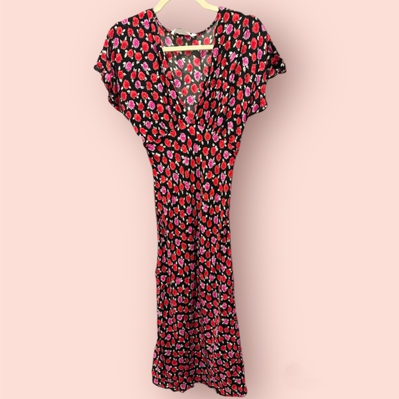 Zara | Dresses | Zara Floral Midi Dress | Poshmark